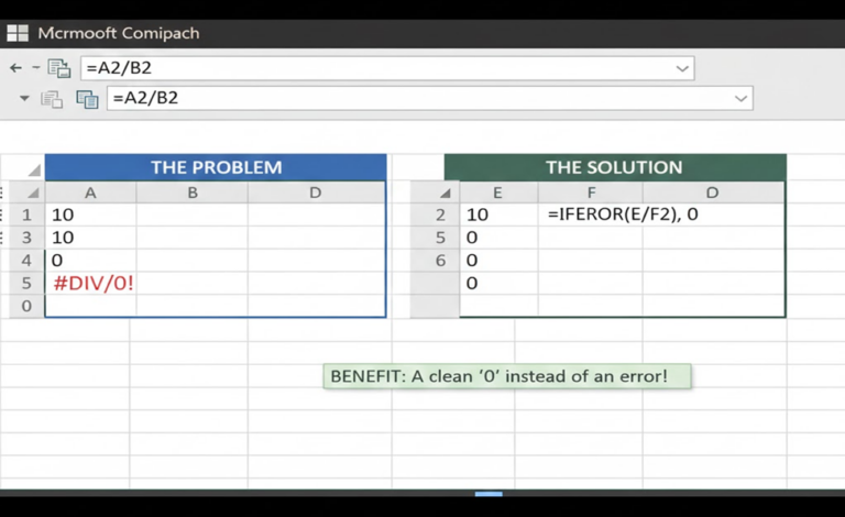 Iferror Excel Formula Guide Syntax Examples