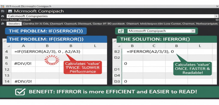 IFERROR Excel Formula Guide: Syntax & Examples