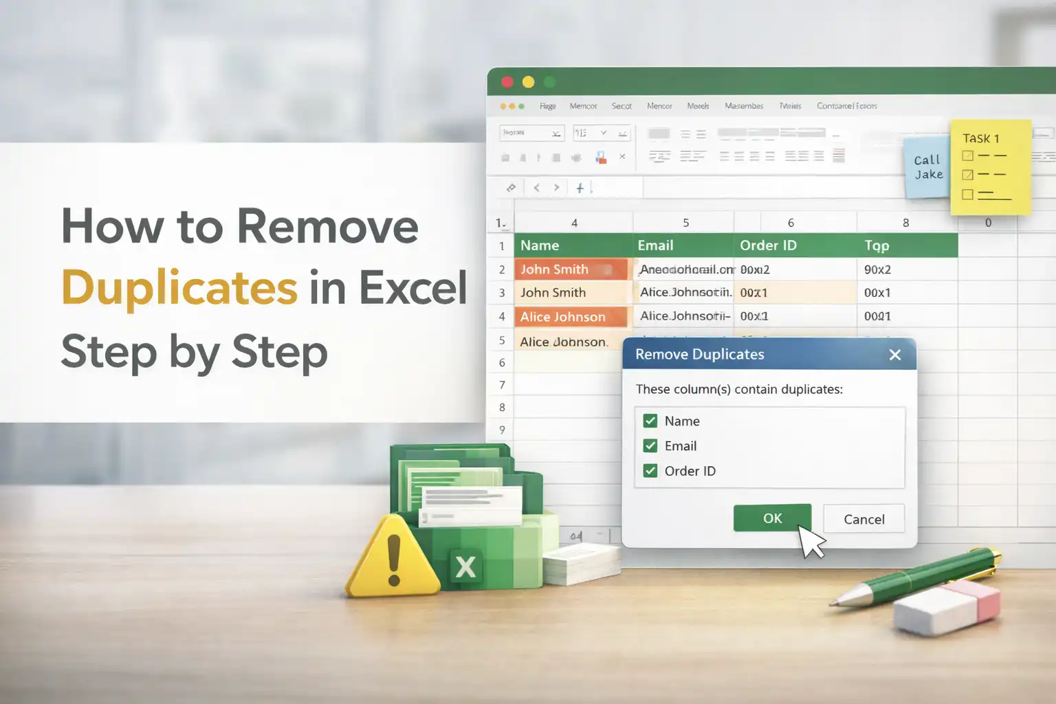 How to Remove Duplicates in Excel Step by Step