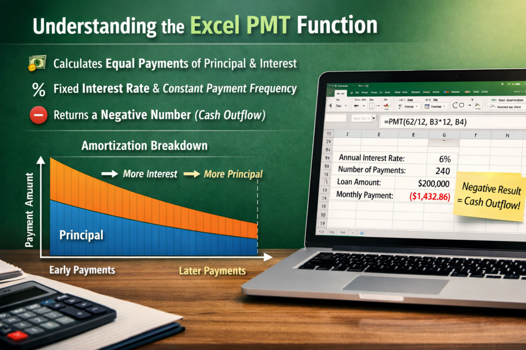 Excel PMT Function Step by Step Guide for Excel Calculations